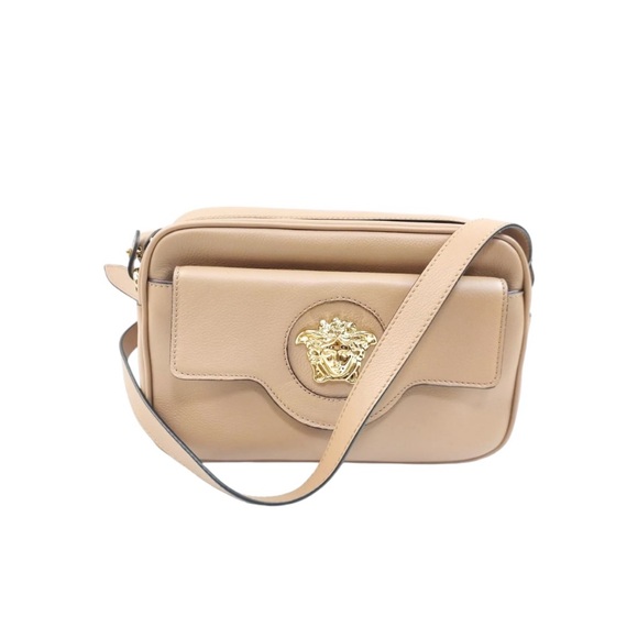 Versace | Bags | Authentic Versace Grained Calfskin Medusa Camera Bag ...